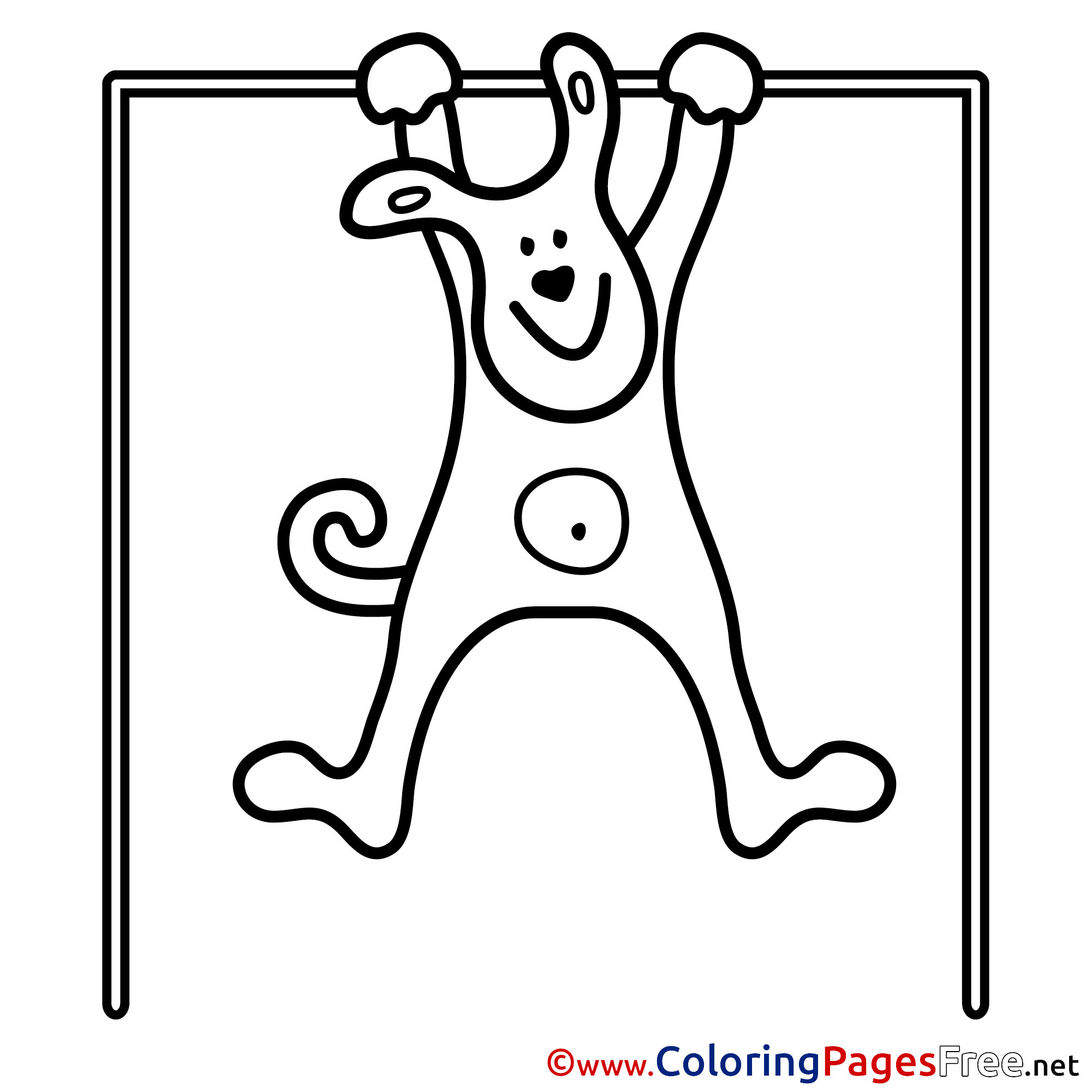 Pullups for Children free Coloring Pages