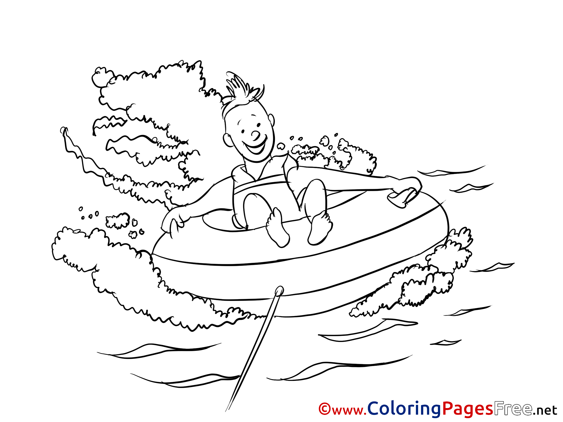 printable coloring pages swimming