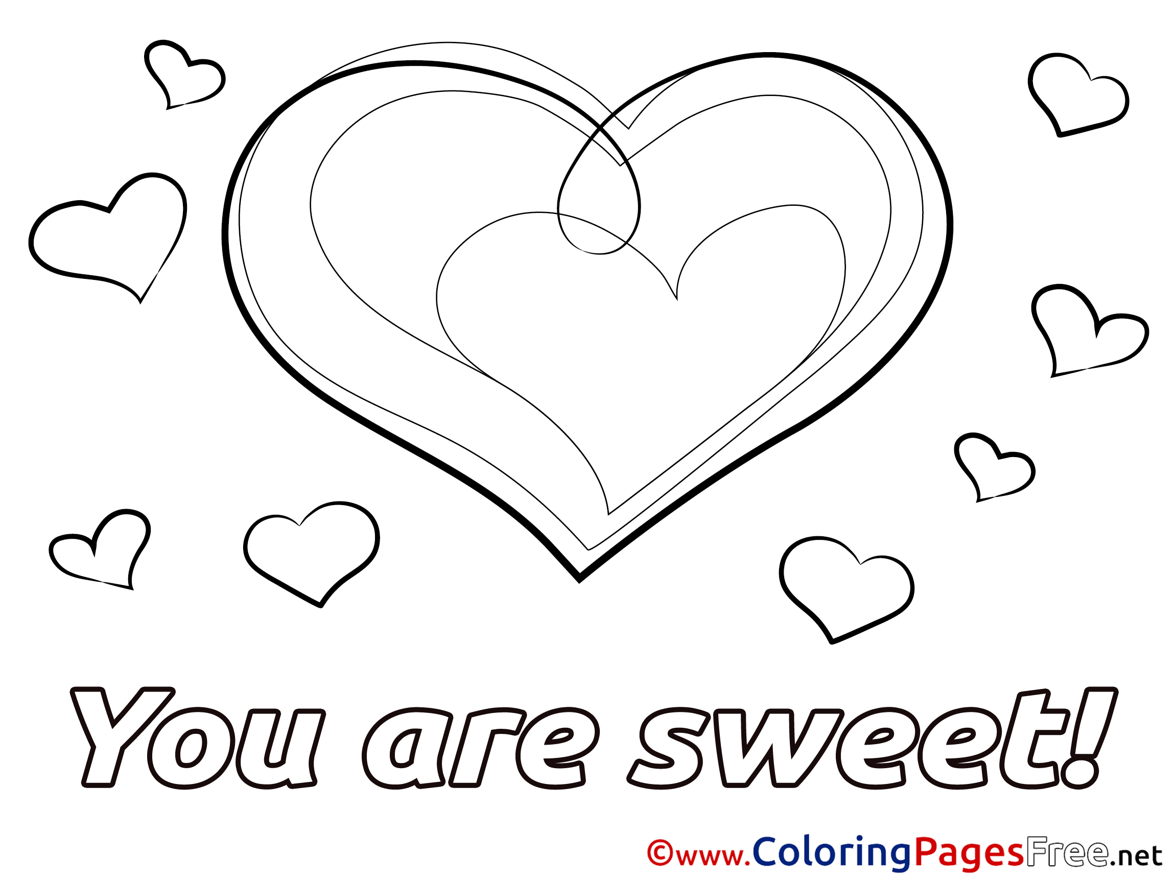compliment coloring pages
