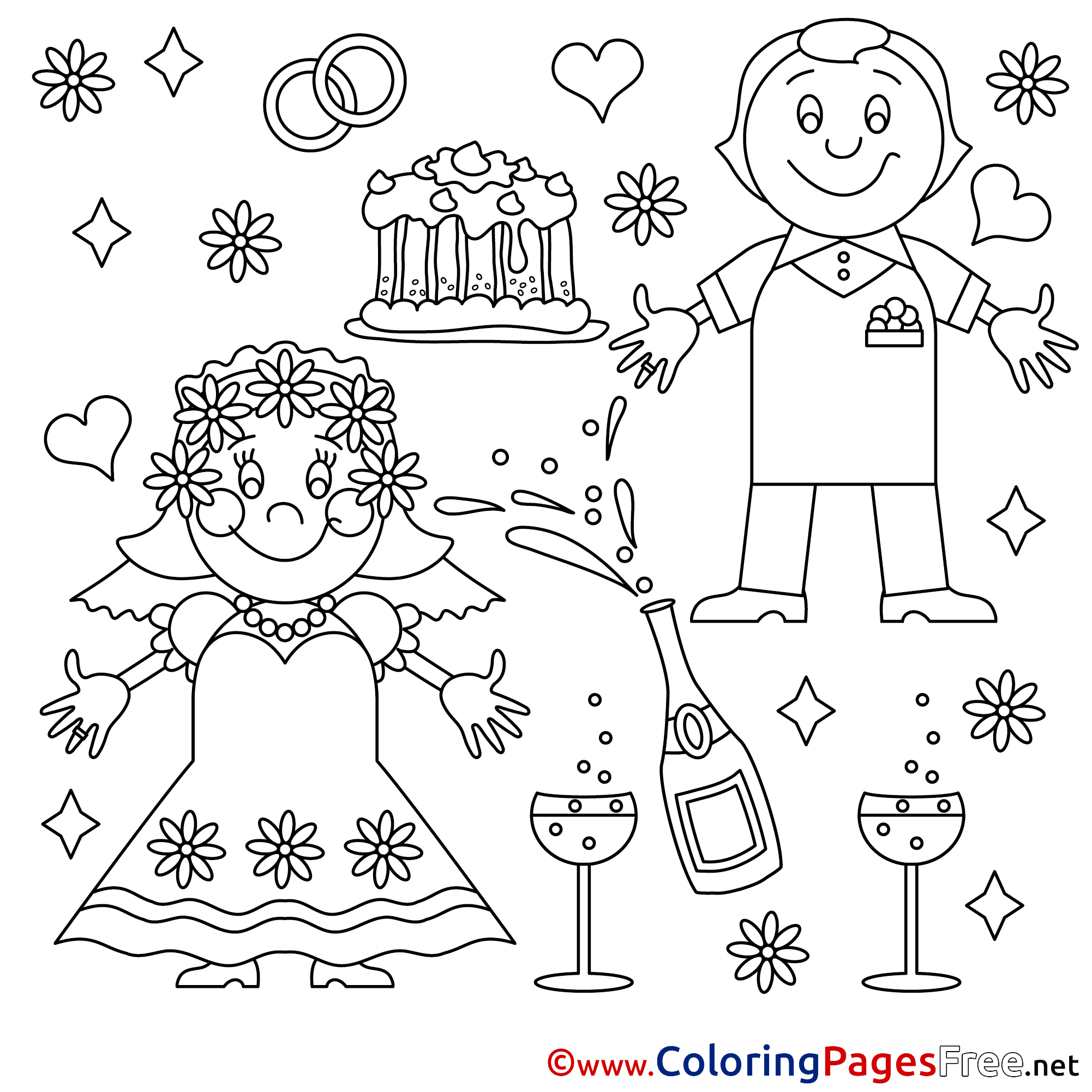 anniversary coloring pages for adults