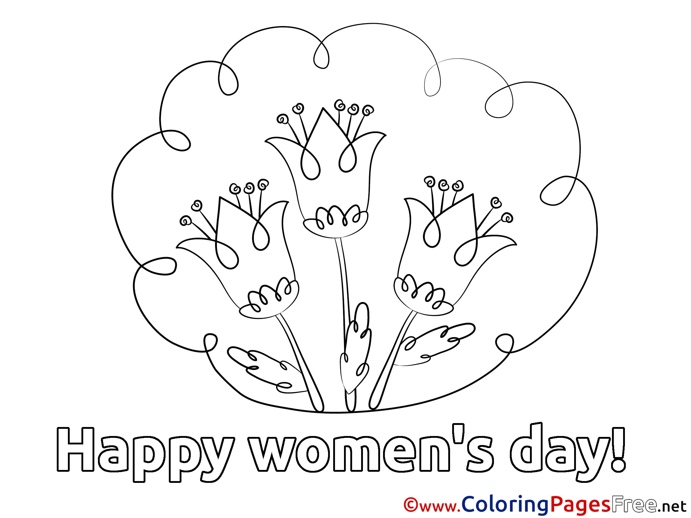 women's day coloring pages for kids